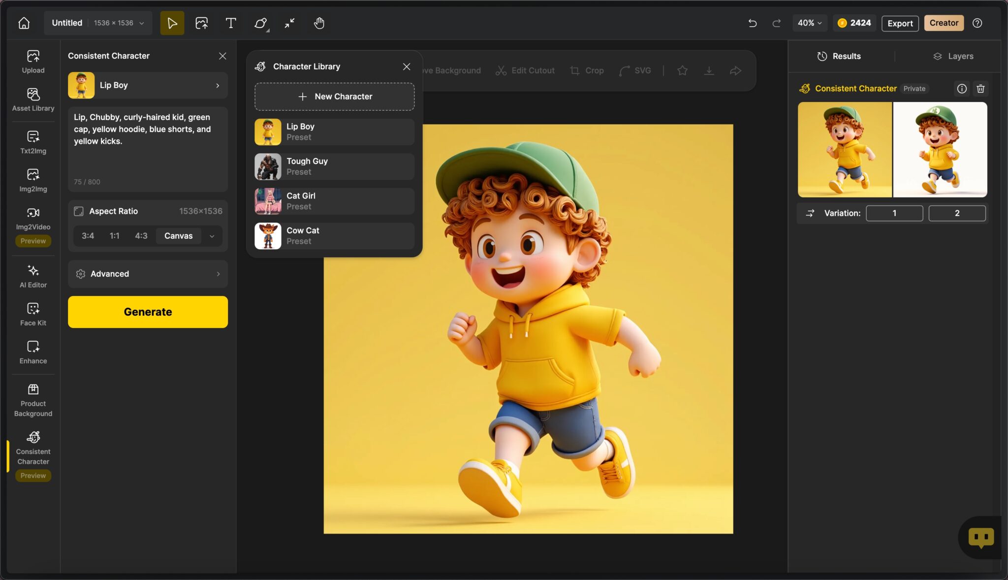 Ultimate Guide to Creating Consistent Characters with AI - Dzine Blog
