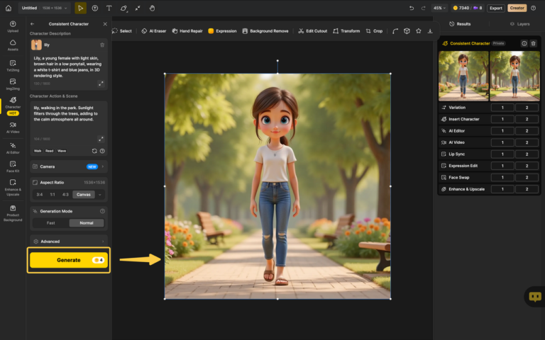 Ultimate Guide to Creating Consistent Characters with AI - Dzine Blog